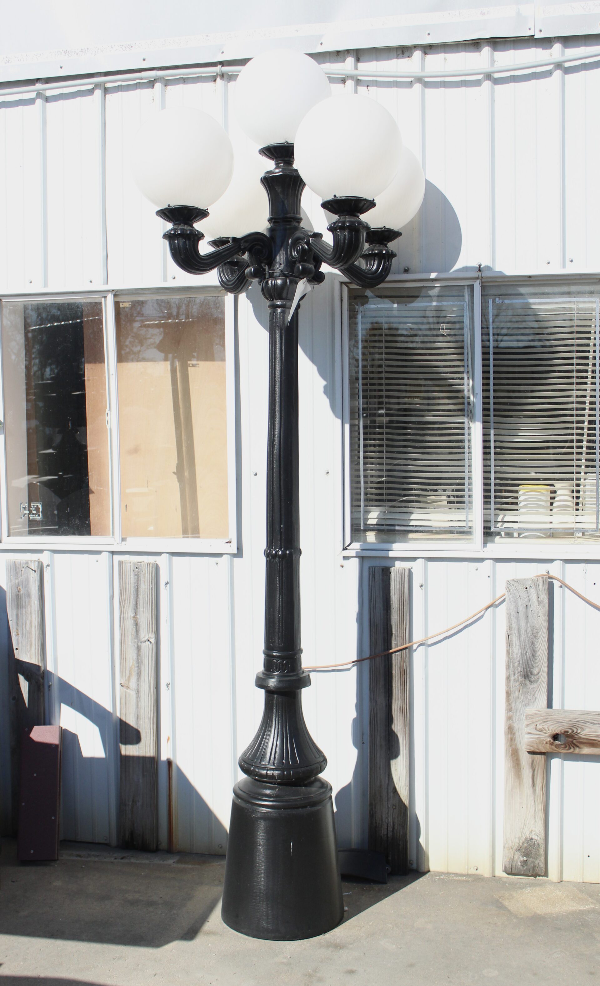 5 Globe Outdoor Lamp Post | Strong And Durable Cast Aluminum