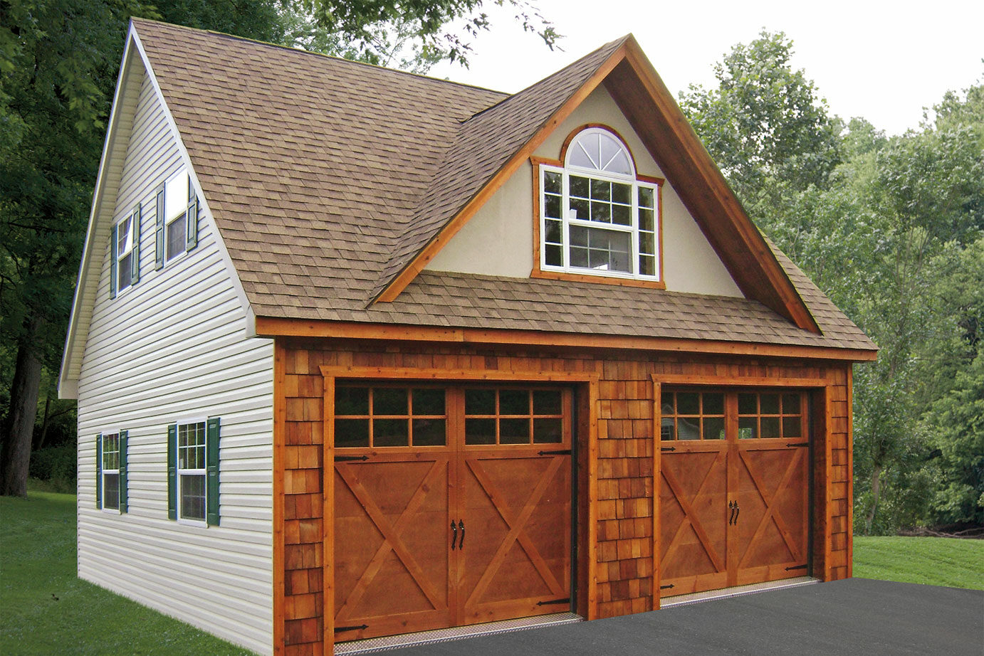 Outdoor Prefab Garages - Four Winds Store